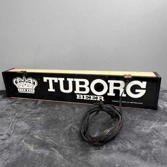 Tuborg | Dining | Vintage Tuborg Lighted Beer Sign Carling Brewing Co ...